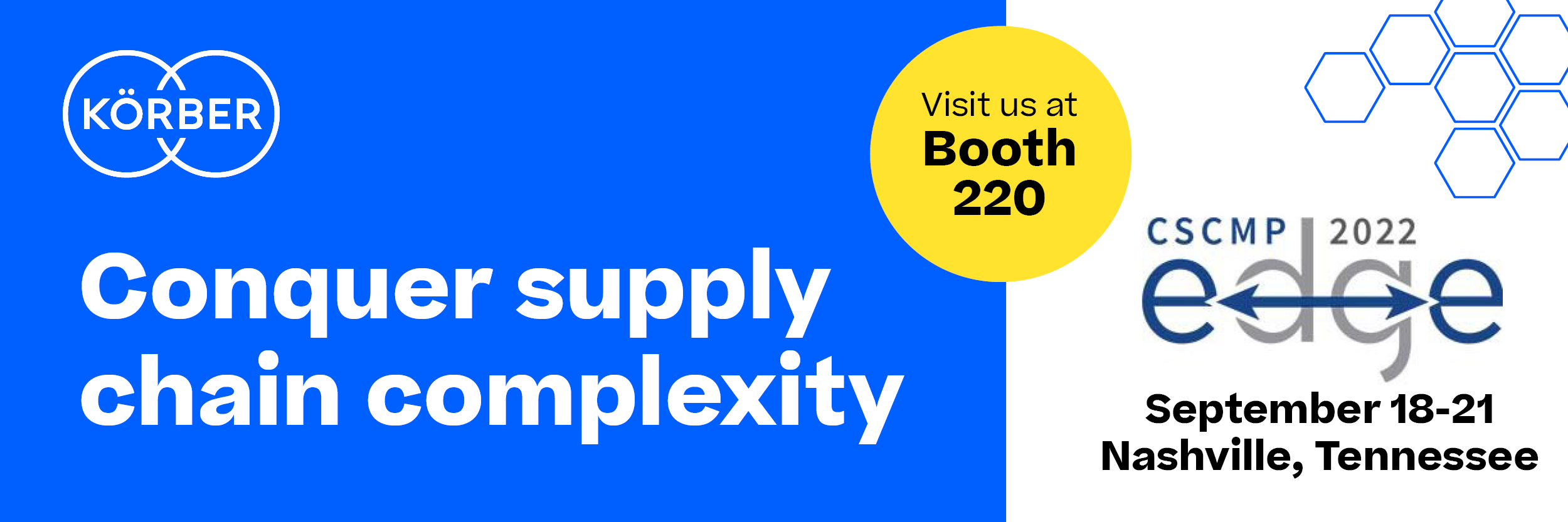 Körber Supply Chain at CSCMP Edge 2022